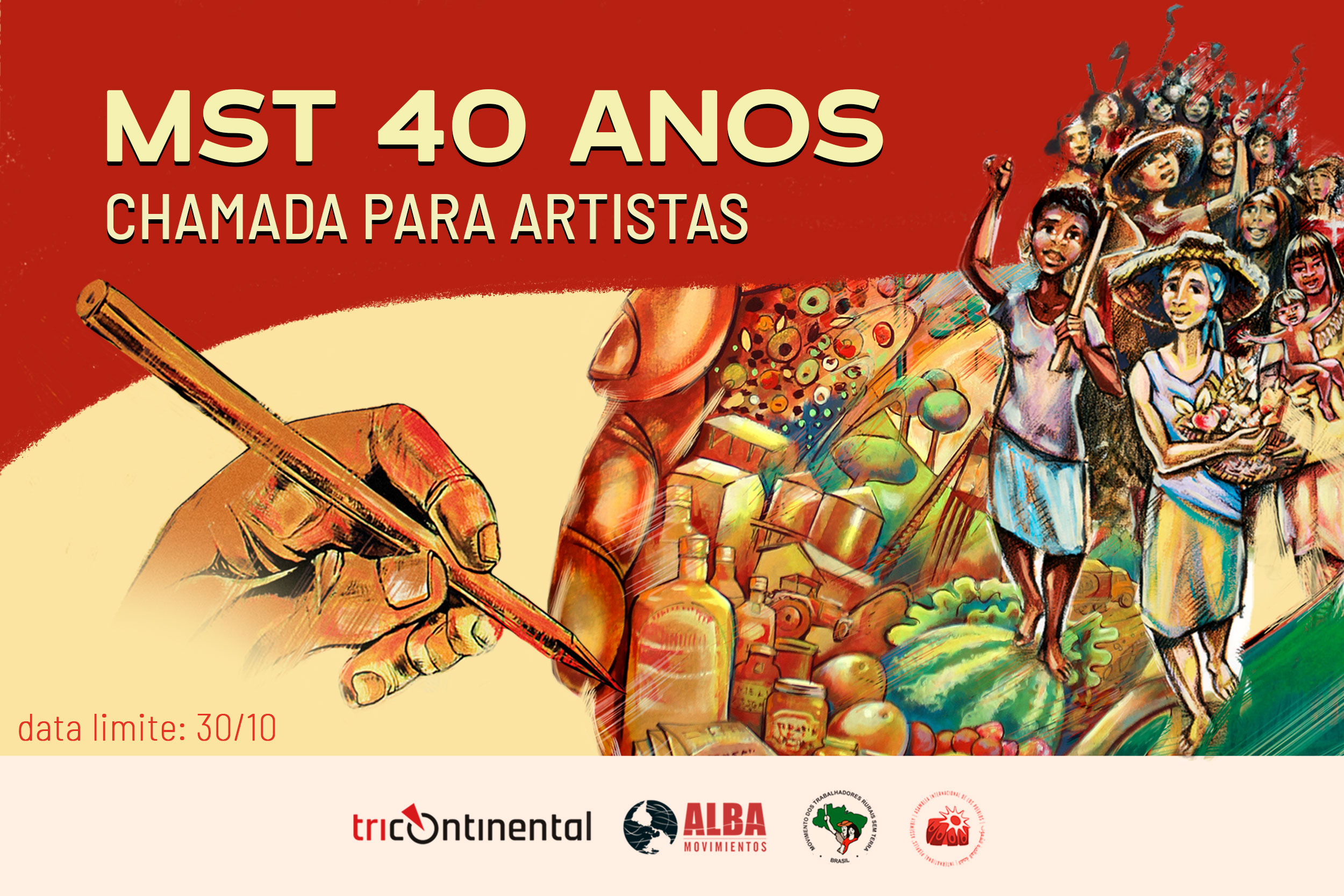 MST 40 anos | Chamada para artistas